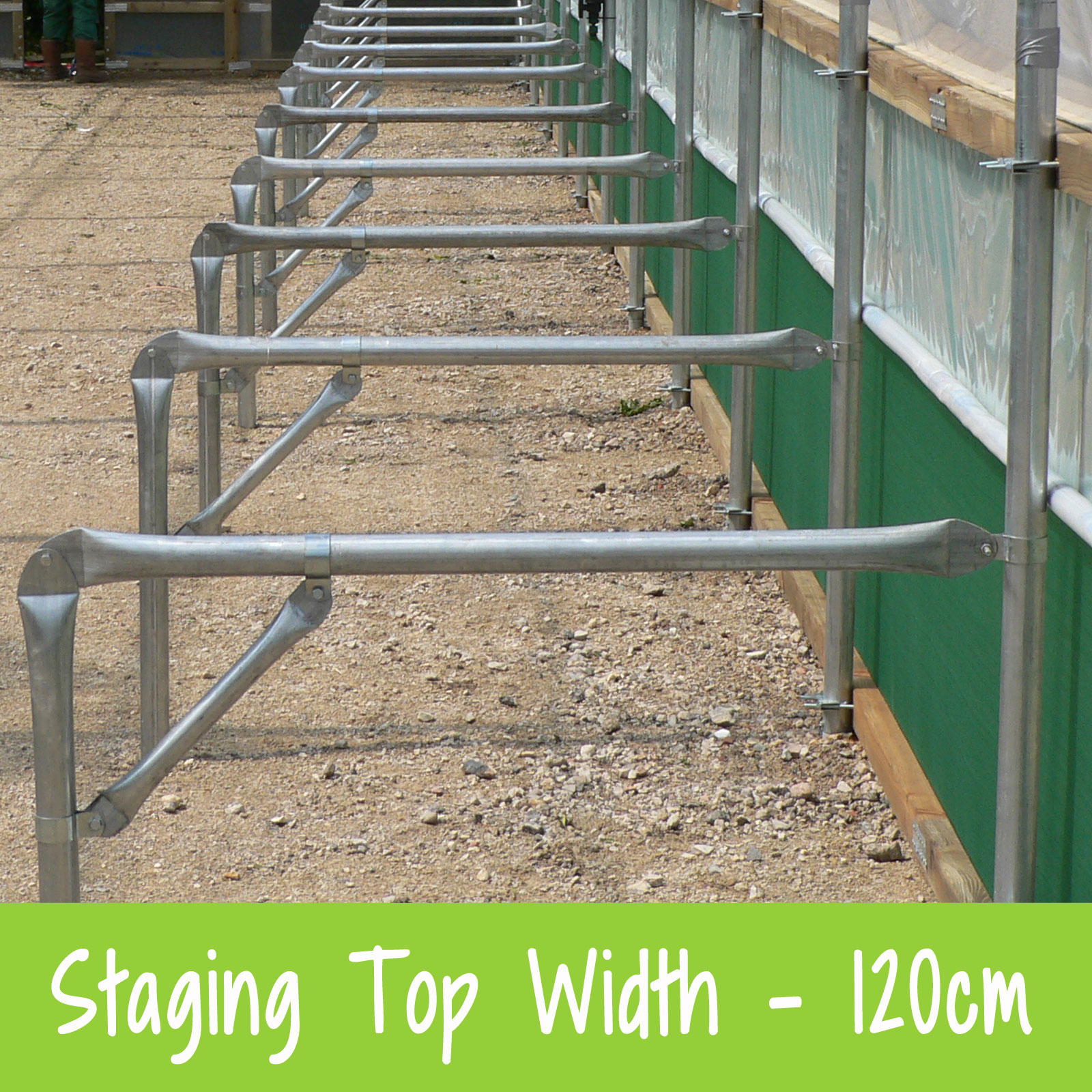 Individual Staging Supports, 3 Staging Top Widths Available