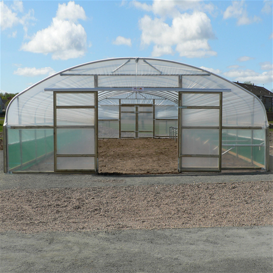 24ft Wide Polytunnels - 24ft Commercial Polytunnels From First Tunnels