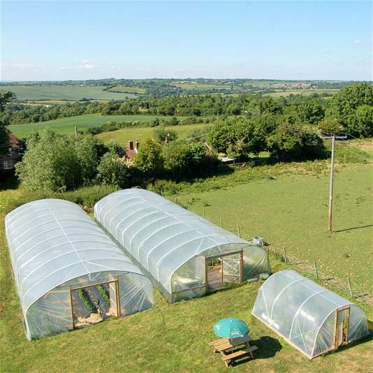 20ft Wide Commercial Polytunnels From First Tunnels Polytunnels